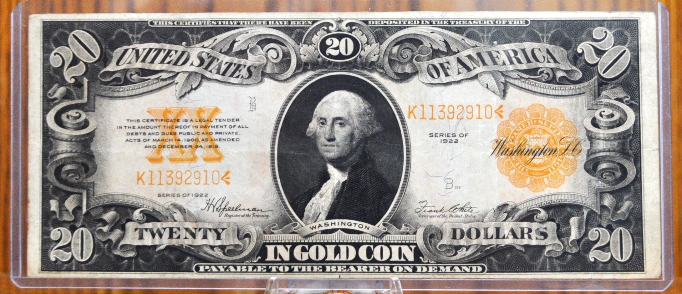 U.S. Large Gold Certificate – Treasure Hunter Co