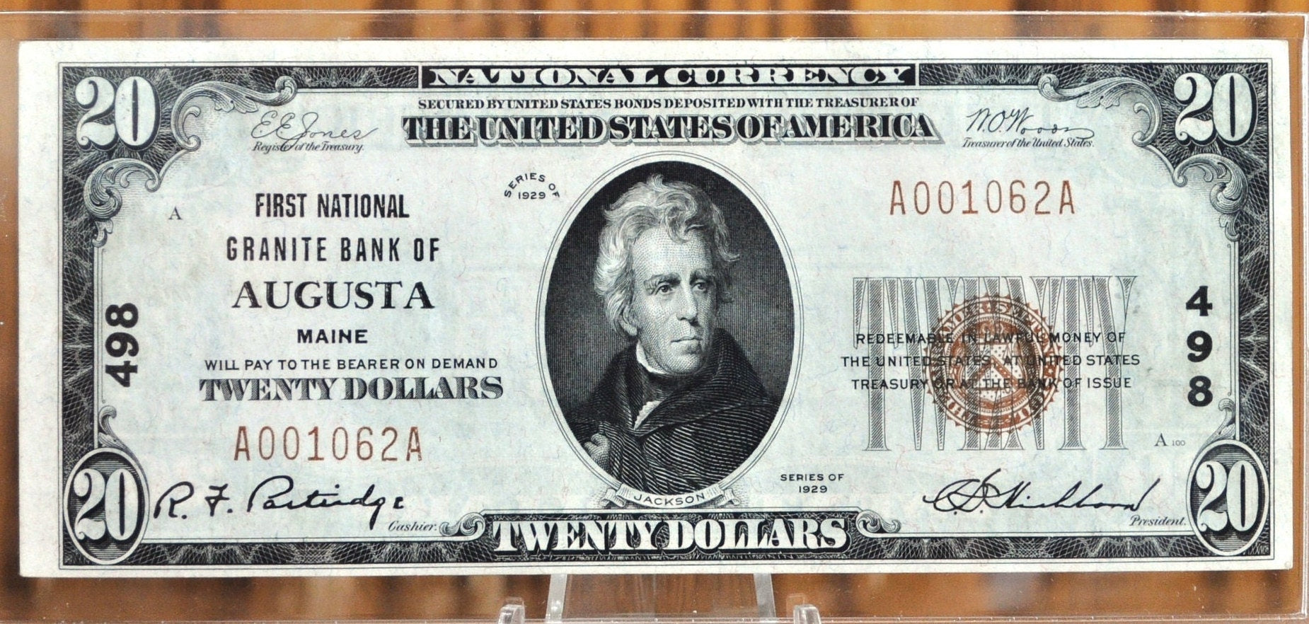 U.S. Small National Bank Note – Treasure Hunter Co