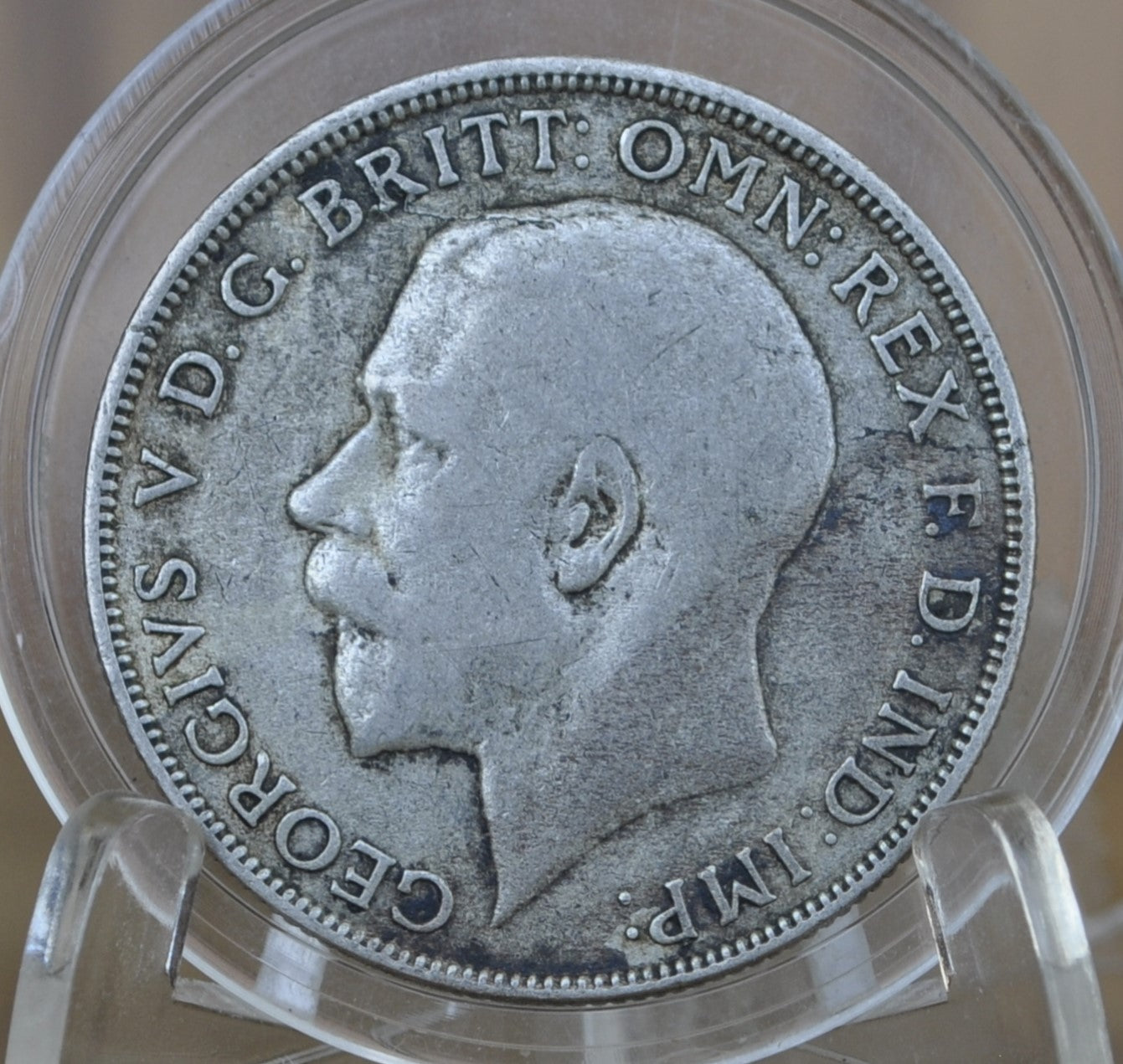 1921 UK 1 Florin - XF Detail - 50% Silver One Florin 1921 / 1921 Silve ...