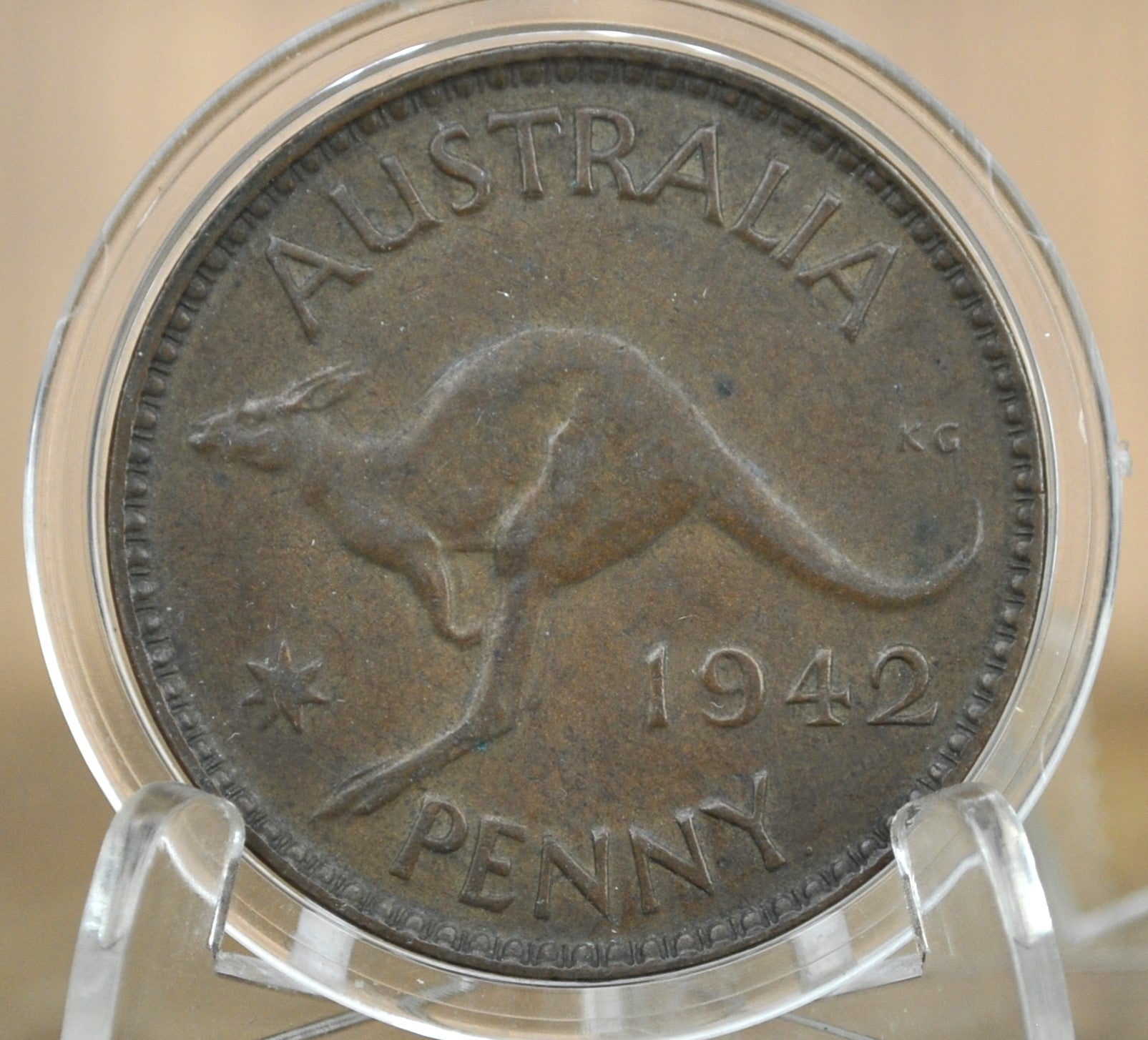 1942 Australia One Penny Australia, Perth Mint - Great Condition / Det ...
