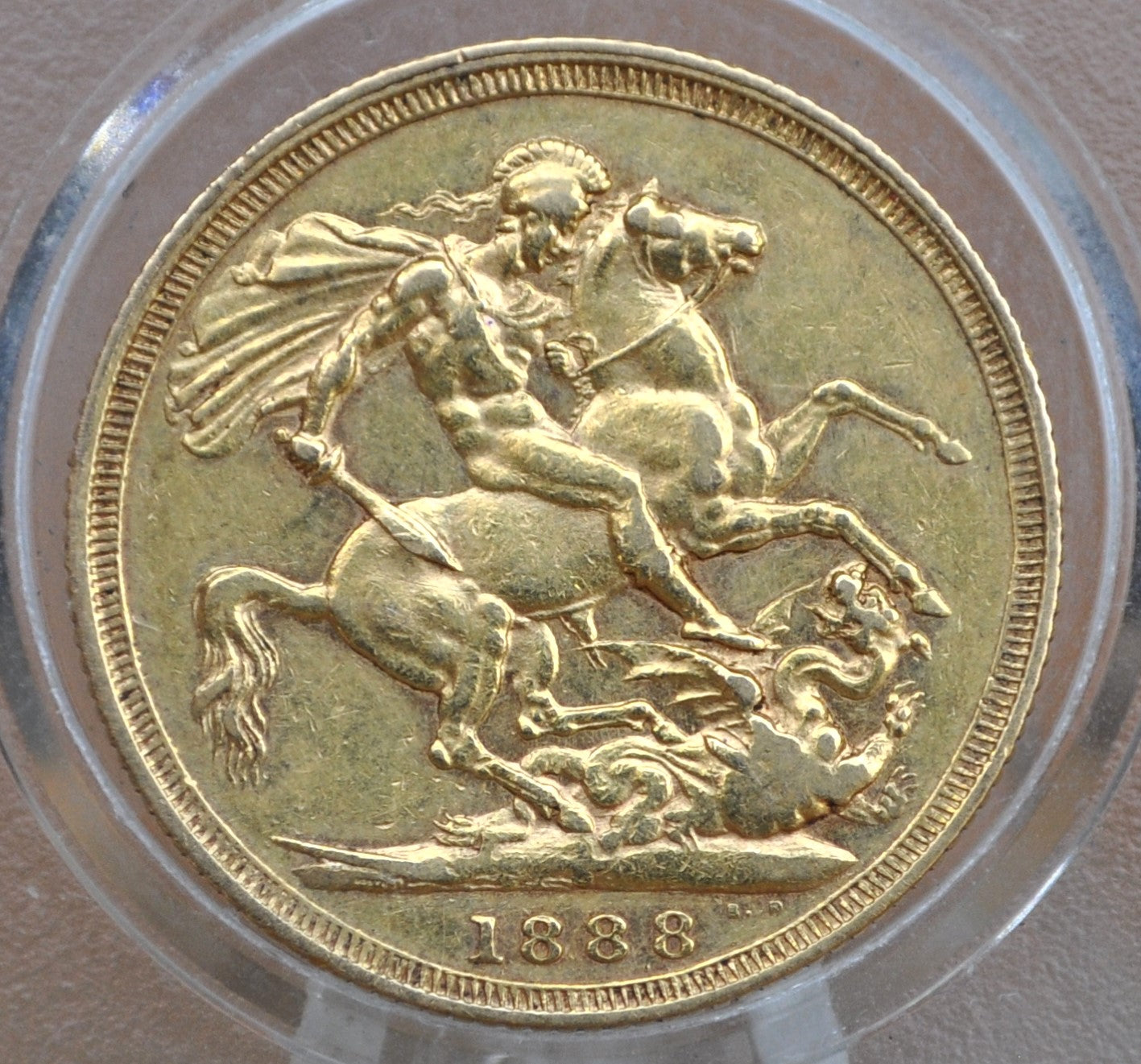 1888-S Great Britain Gold Sovereign Victoria Jubilee - XF Grade / Cond ...