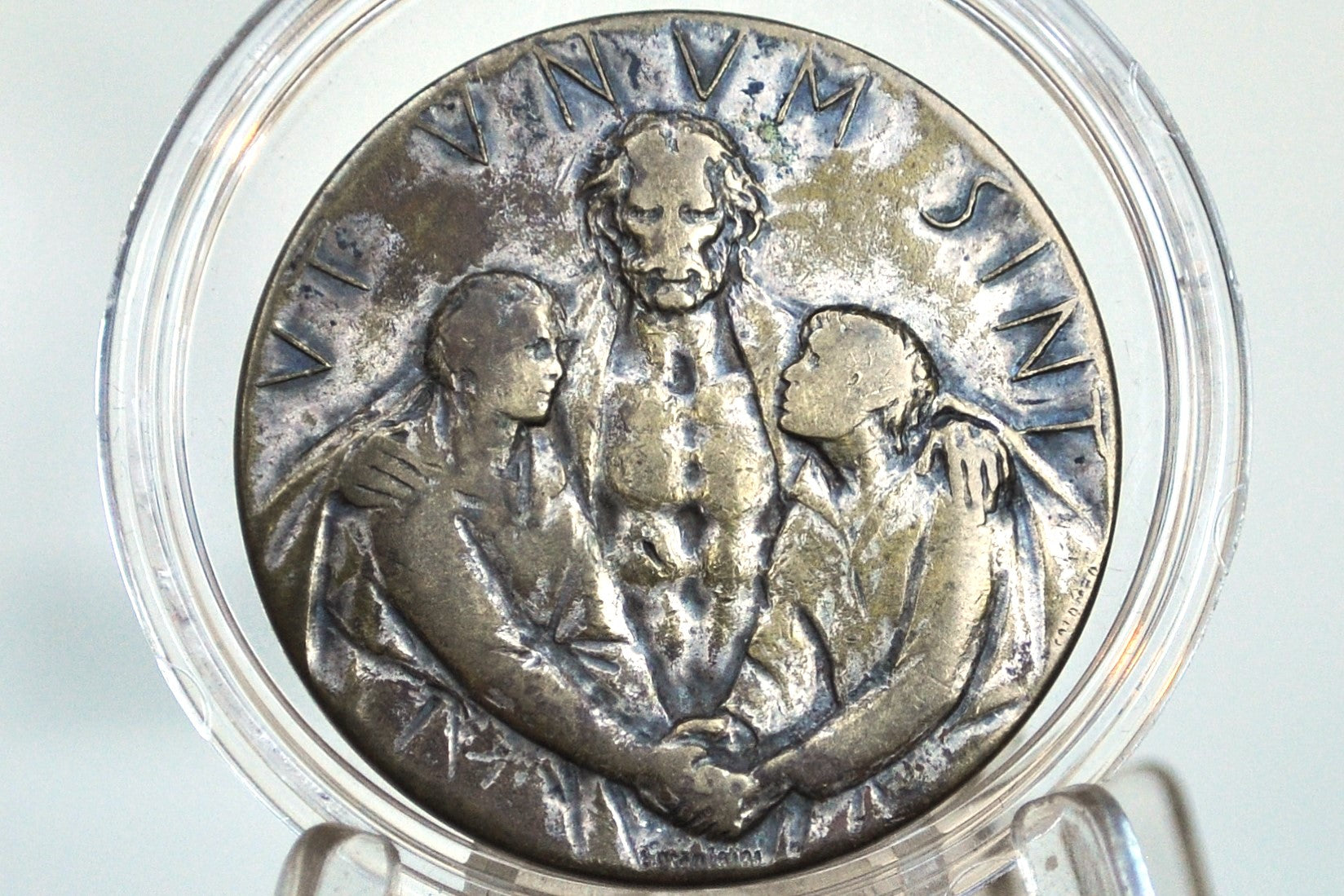 Vatican 1975 Holy Year Jubilee Medallion - Catholic Medal Pendant of R – Treasure Hunter Co