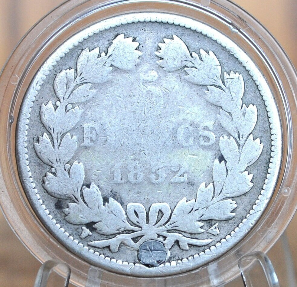 1832 5 Francs France - Great Historic Coin, Authentic - French Five Fr ...