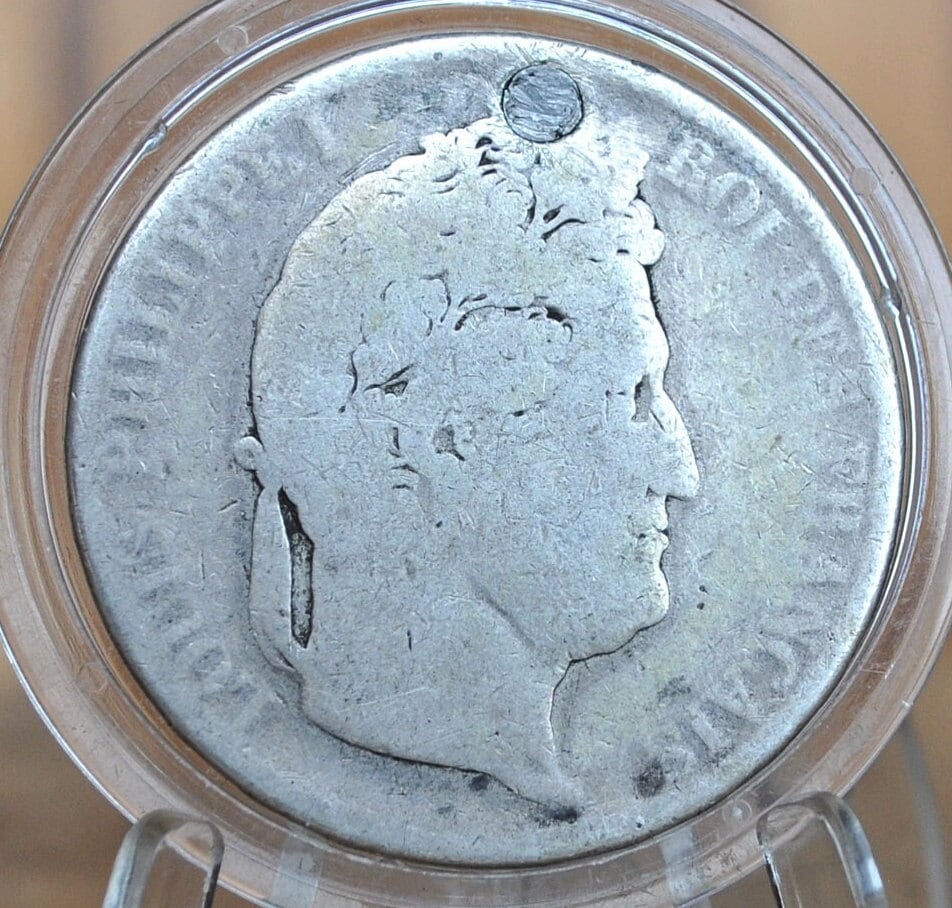 1832 5 Francs France - Great Historic Coin, Authentic - French Five Fr ...