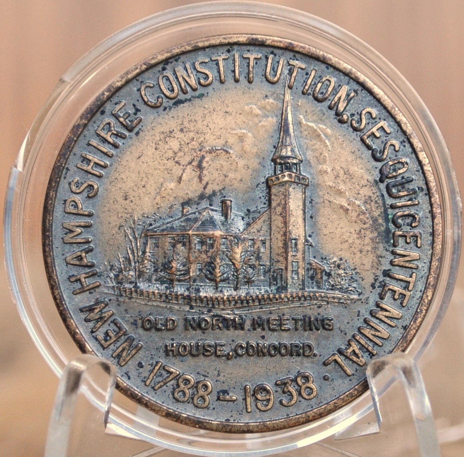 New Hampshire Constitution Sesquicentennial Token - 1788 - 1938 - Rare ...