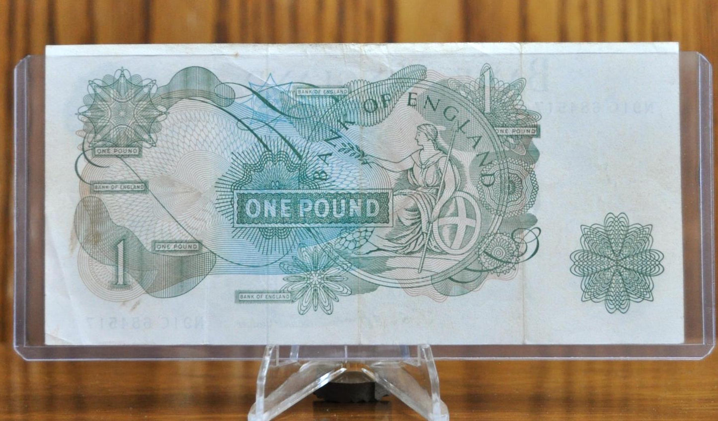 1966-70 Bank of England 1 Pound Note - J. S. Fforde Signature - Queen ...