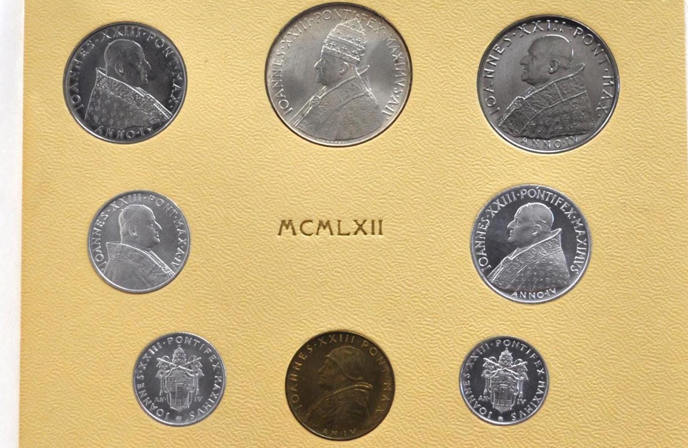 1962 Vatican Coin Set - Original Packaging - 1962 Vatican Coins / Vati ...