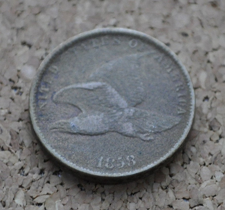 1858 Flying Eagle Penny - Rare Penny Type - Two years of production ...