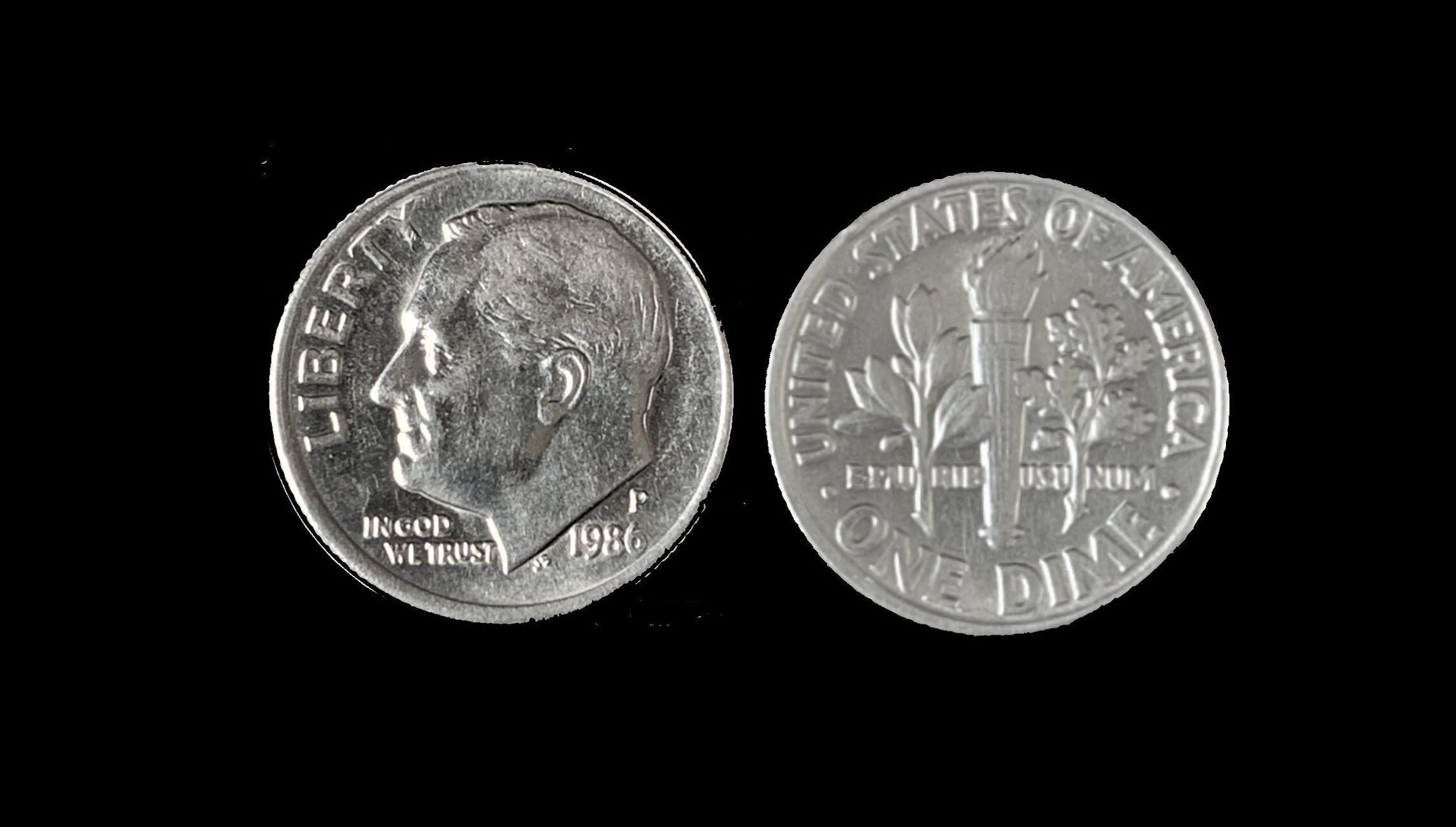 1986 P Roosevelt Dime - Excellent Condition – Treasure Hunter Co