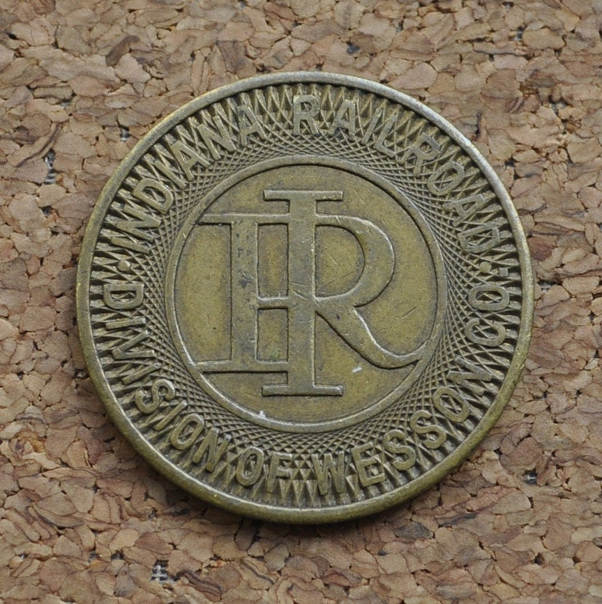 Indiana Railroad Token - Division of Wesson Co - Good For One Fare - V ...