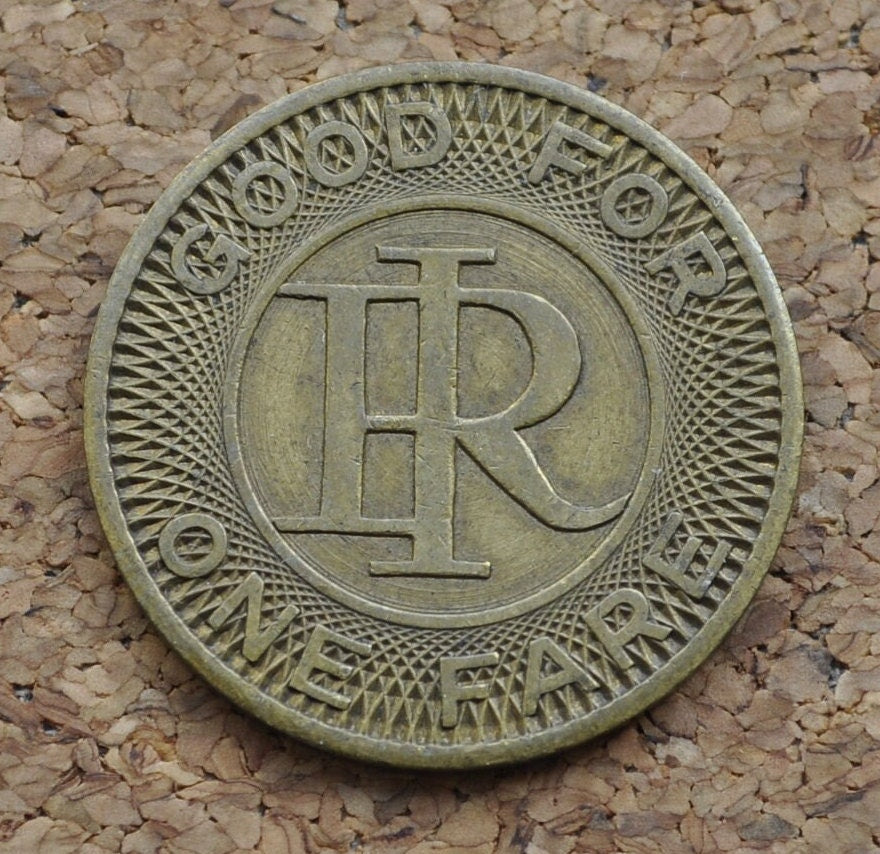 Indiana Railroad Token - Division of Wesson Co - Good For One Fare - V ...